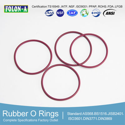 EPDM Elastomer O Rings With UV Resistance And Compression Set