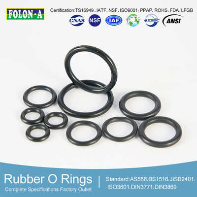 EPDM O-Rings with Good Flexibility and UV Resistance