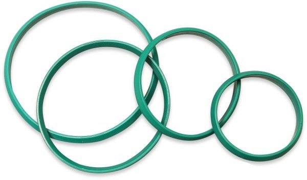 Hydraulic Fittings Walform Seals Green FKM Rubber Seal Wear Resistance