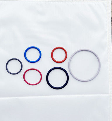 Color PTFE Teflon Coated O Ring Corrosion Abrasion Resistance